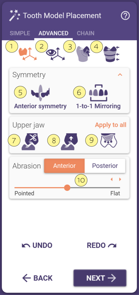 Correct Tooth Placement - exocad