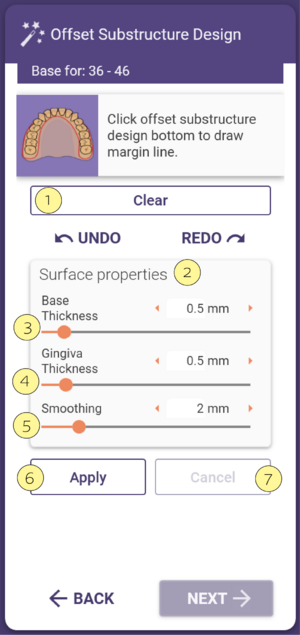 Offset Substructure Design - exocad